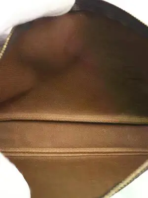 LOUIS VUITTON 2001 Monogram Pochette Accessoires Shoulder Bag - Brown