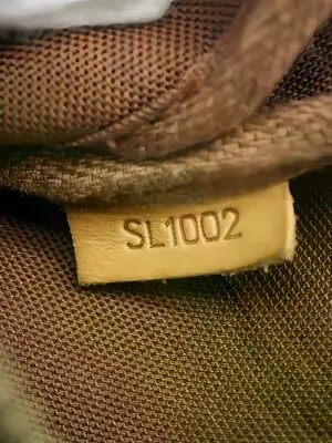 LOUIS VUITTON 2001 Monogram Pochette Accessoires Shoulder Bag - Brown