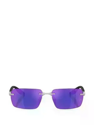 Prada Rimless Rectangle-frame Sunglasses