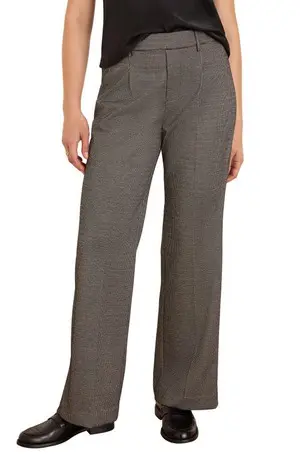 NIC+ZOE Tremont Wide Leg Tweed Pants - Black Multi