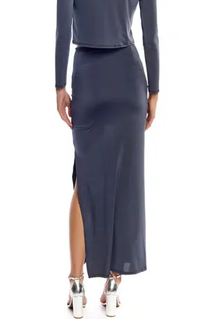 LBLC THE LABEL Porter Long Maxi Skirt