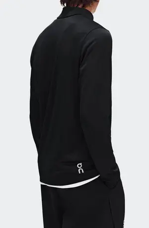 On Core Quarter Zip Performance T-shirt - Black