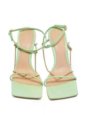 Bottega Veneta Stretch Chain-link Sandals - Green