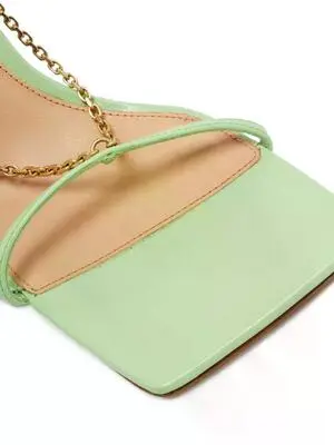 Bottega Veneta Stretch Chain-link Sandals - Green