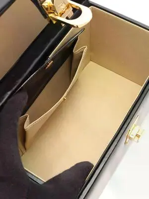 Loewe 1970-1980 Leather Anagram Vanity Bag
