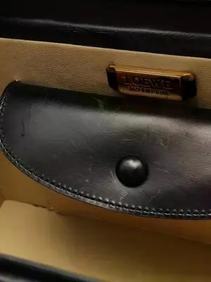 Loewe 1970-1980 Leather Anagram Vanity Bag