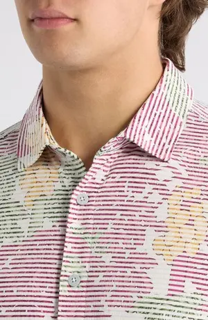 Tommy Bahama Costa Wave Palm Parade Camp Shirt