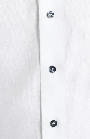 Lorenzo Uomo Trim Fit Basketweave Dress Shirt