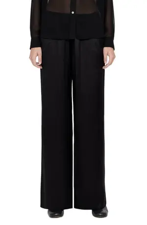 ALLSAINTS Lycia Wide Leg Pants - Black