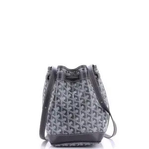 Goyard Petit Flot Bucket Bag Coated Canvas Pm