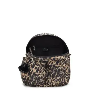 KIPLING City Pocket Small Printed Backpack - Wild Leopard