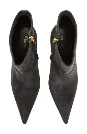 REISS Jessica Leather Bootie