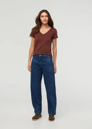 DUER Performance Denim Lite Boxy Shirt