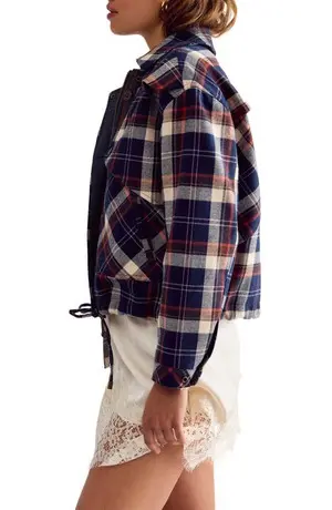 Free People Morant Bay Plaid Jacket