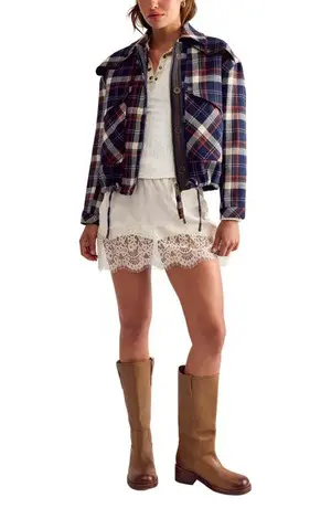Free People Morant Bay Plaid Jacket
