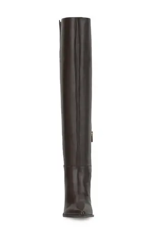 Jessica Simpson Pianila Faux Leather Boot With Faux Shearling Trim