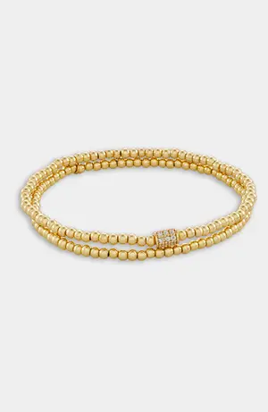 Stella & Dot All Day 3mm Beaded Stretch Bracelet Set