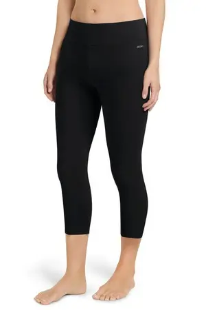 JOCKEY Cotton Stretch Capri Legging - Black