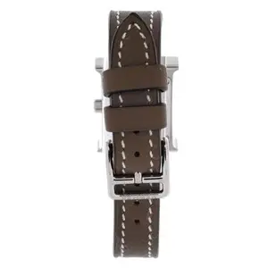 Hermès Heure H Quartz Watch Stainless Steel And Leather 17