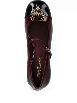 Jeffrey Campbell Jitterbug 2 Patent Bee-embellished Pumps - Red