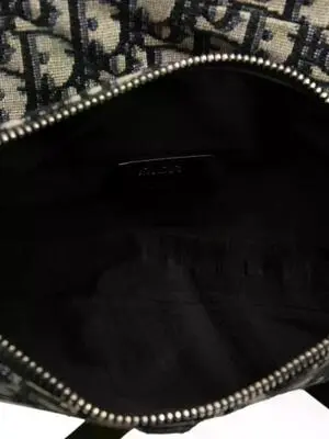 Dior 2019 Oblique Canvas Saddle Crossbody Bag