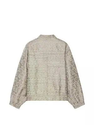 Shanghai Tang Sequin-embellished Tweed Bomber Jacket