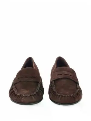 AeydĒ Aldous Suede Loafers - Brown