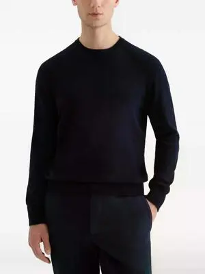 Agnona Crew-neck Ribbed-trim Sweater