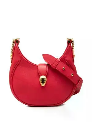BVLGARI 2020-2026 Small Leather Serpenti Ellipse Satchel - Red