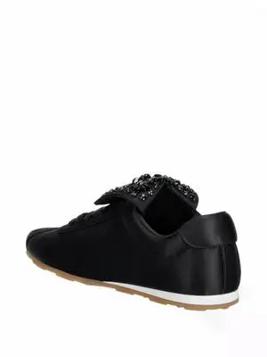 Jeffrey Campbell Shelter Embellished Satin Sneakers