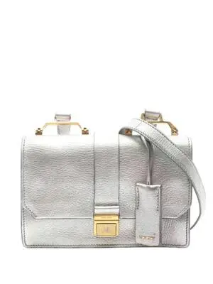Miu Miu 2010-2026 Metallic Goatskin Madras Crossbody Bag