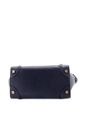 Celine Luggage Bag Smooth Leather Mini Tote Bag