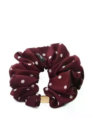 Miu Miu 2010s Polka-dot Scrunchie - Red