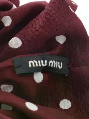 Miu Miu 2010s Polka-dot Scrunchie