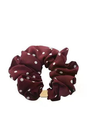 Miu Miu 2010s Polka-dot Scrunchie - Red