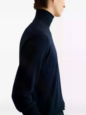 Agnona Ribbed-trim Turtleneck T-shirt
