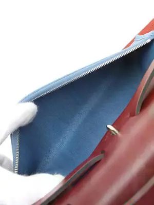 Hermès 2015 Toile Herbag Zip 31 Satchel - Blue