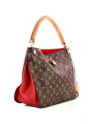 LOUIS VUITTON Gaia Handbag Monogram Canvas Hobo Bag
