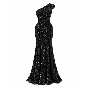 LILI CREATION Midnight Sparkle Sequin Maxidress