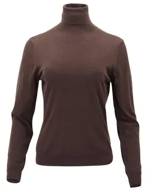 LORDS OF HARLECH Rona Ie Merino Silk Cashmere Turtleneck