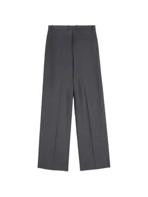 JIL SANDER Fil-à-fil Wool Trousers