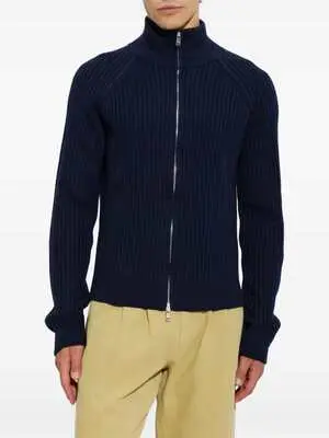 Isabel Marant Étoile Marant Ribbed Zip-up Cardigan - Blue