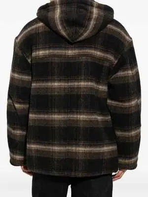 Isabel Marant Étoile Marant Kiril Hooded Checked Jacket