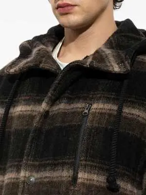 Isabel Marant Étoile Marant Kiril Hooded Checked Jacket