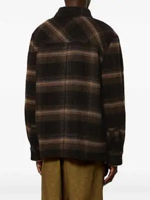 Isabel Marant Étoile Marant Kervon Check Wool-blend Overshirt