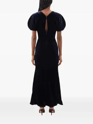 Victoria Beckham Velvet Midi Dress