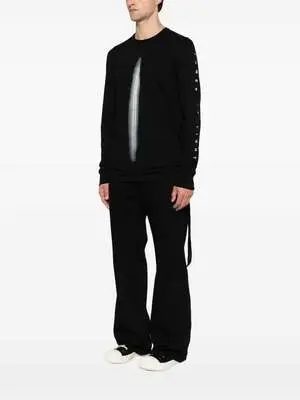 Rick Owens Long-sleeve Graphic Print T-shirt