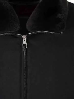 MONTECORE Faux-fur Collar Bomber Jacket