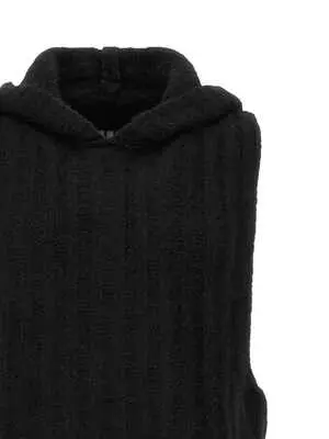 Rick Owens Ribbed Hooded Tank Top