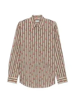 Dries Van Noten Caper 4004 M.w. Shirt Bei - Brown